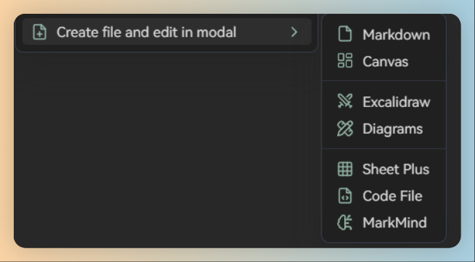 GitHub - likemuuxi/obsidian-modal-opener: Open files and links in modal windows, or create and ...